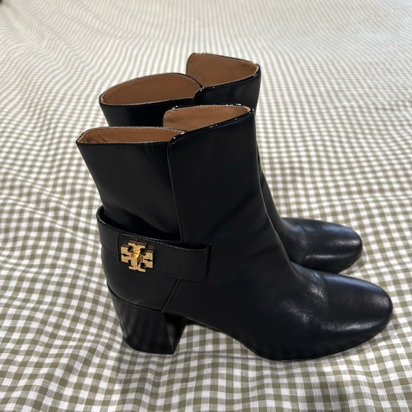 Tory Burch | Shoes | Tory Burch T Lock Boots Euc | Poshmark